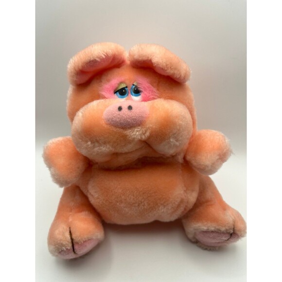 Mattel | Toys | Vintage 983 Emotions Pink Chubby Pig | Poshmark